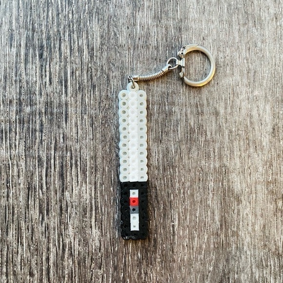 Handmade | Other | Star Wars Light Saber Keychain Perler Beads Handmade ...